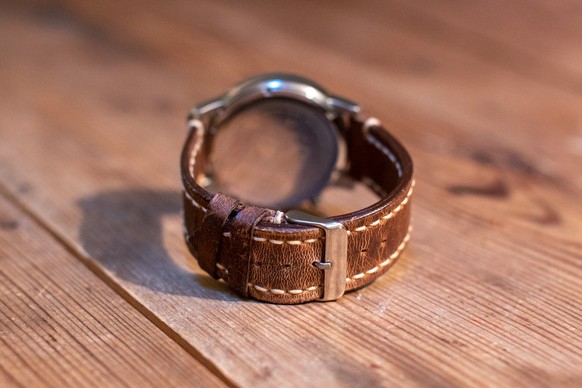 Silver Buckle Watch Strap – LACUESA